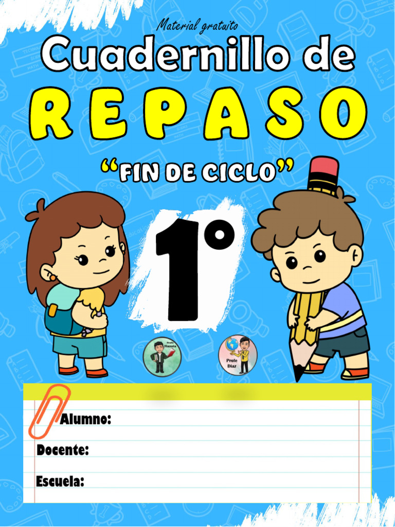 1° Cuadernillo de REPASO de VERANO - Profe Diaz | PDF | Desastres ...