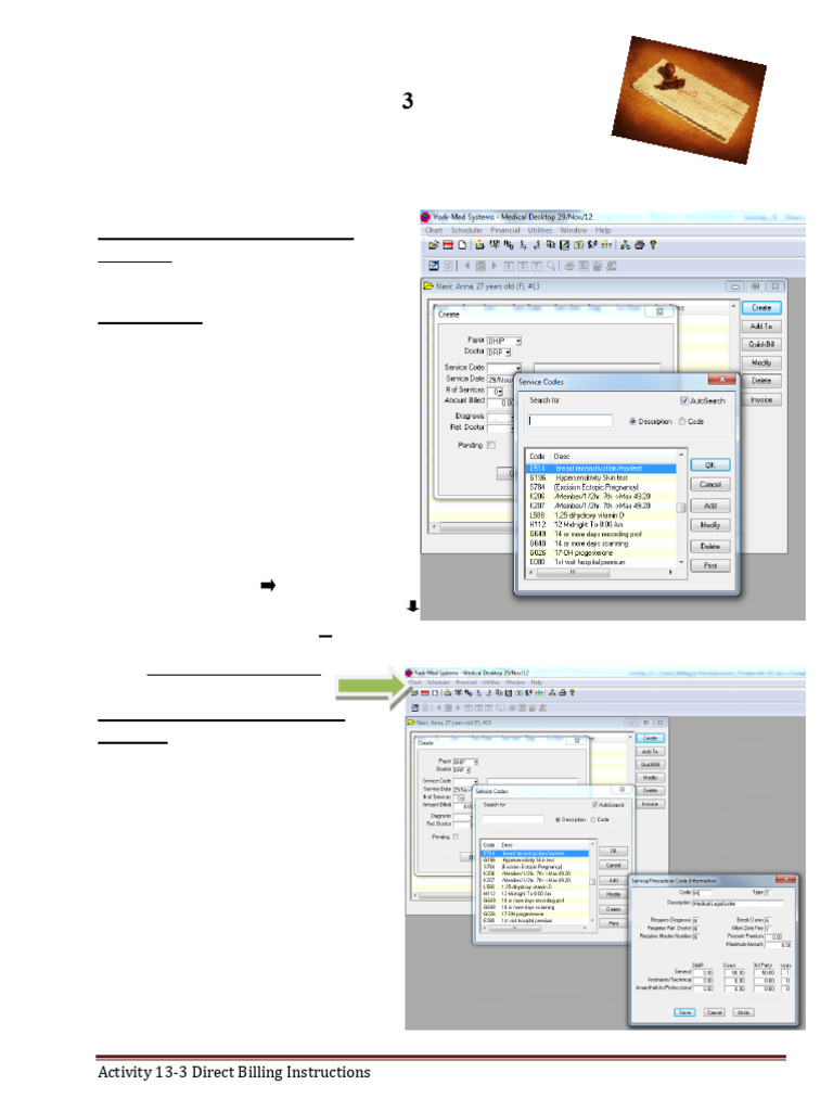 Direct Billing Instructions for YorkMed | PDF