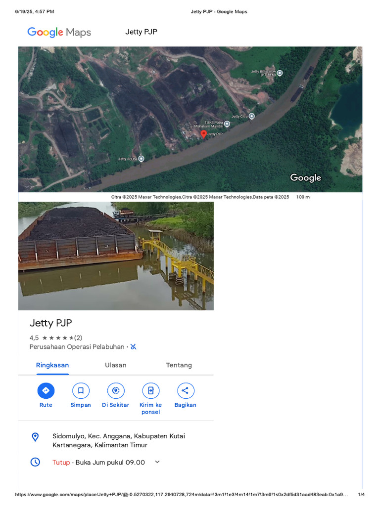 Jetty PJP - Google Maps | PDF