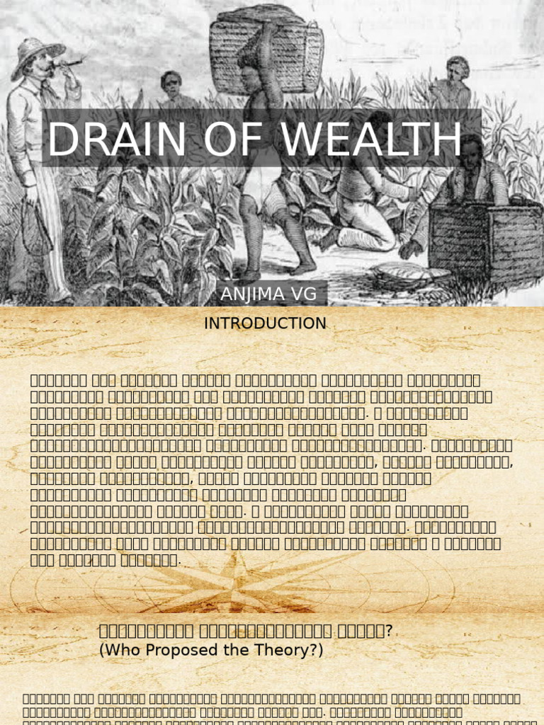 Anjima VG (Drain of Wealth) | PDF