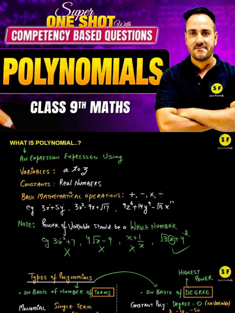 Polynomials 9th Final Yt Edited | PDF