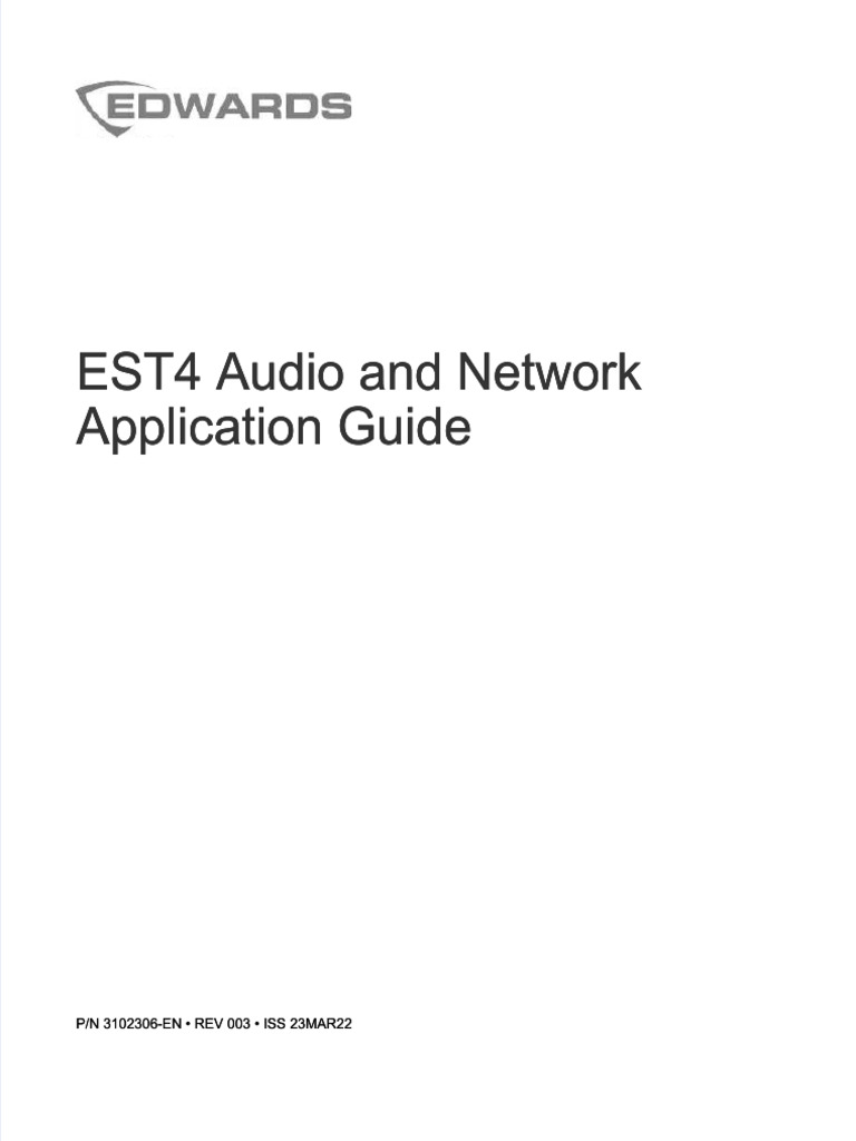 EST4 Audio and Network Application Guide | PDF | Computer Network ...