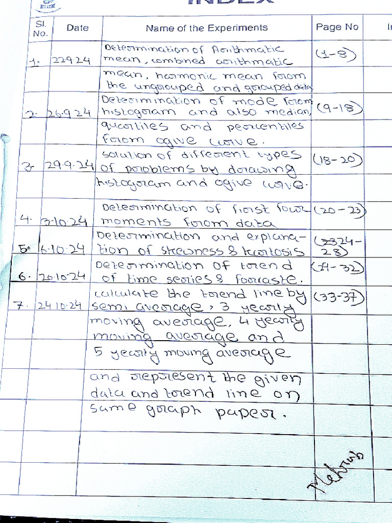 Stats 1st Paper Practical (1,2) | PDF