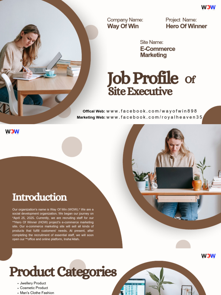 Wow Job Profile of Site Executive-1 | PDF