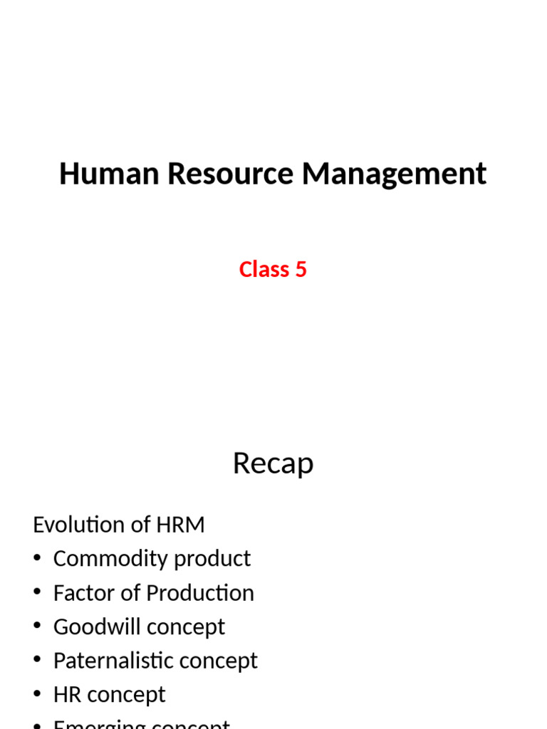 Functions of HRM | PDF
