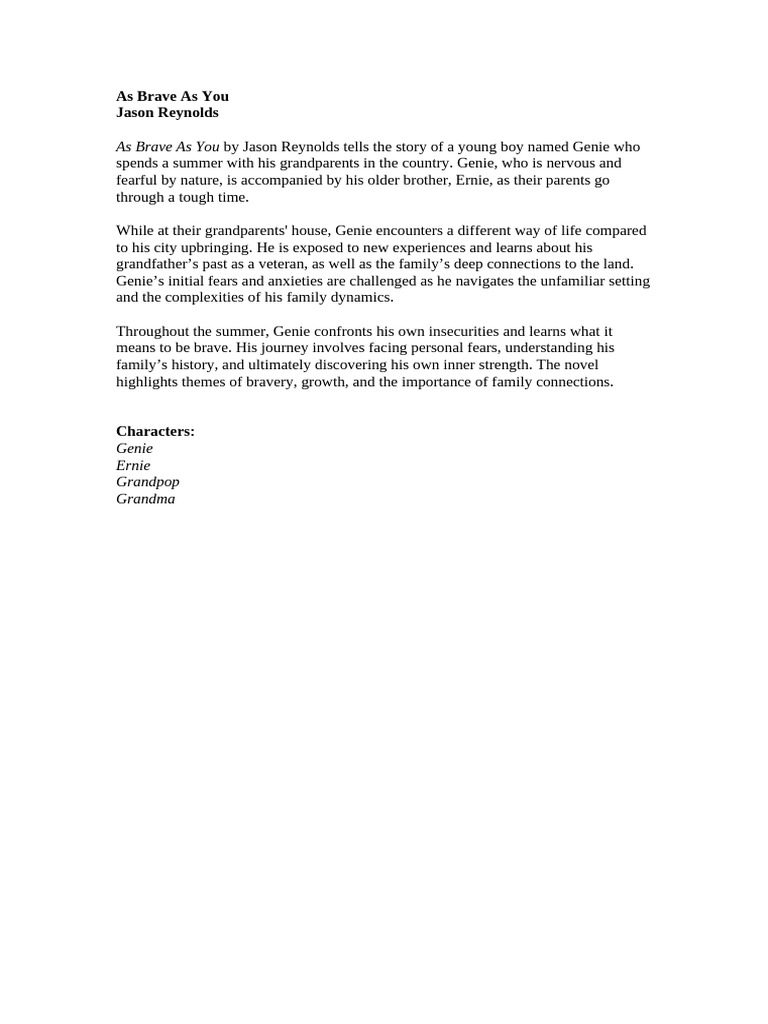 As Brave As You | PDF