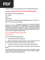 Z-TRACK-METHOD Checklist | PDF | Injection (Medicine) | Medicine