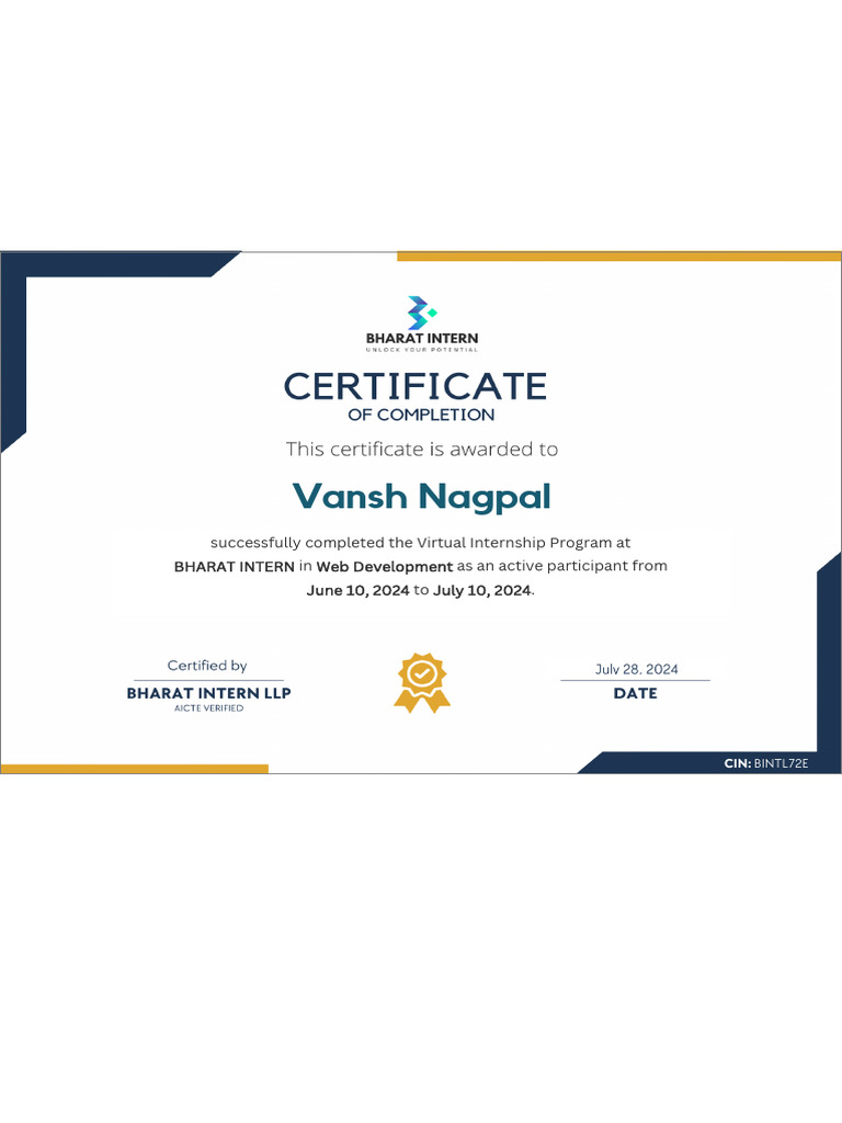89 Vansh Nagpal Web Development (Basic) | PDF