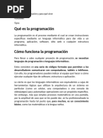 Lenguaje Informático | PDF | Lenguaje de programación | Compilador