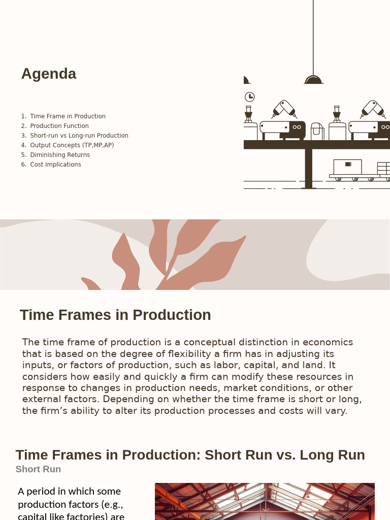 Adg Presentation Final | PDF | Long Run And Short Run | Production Function