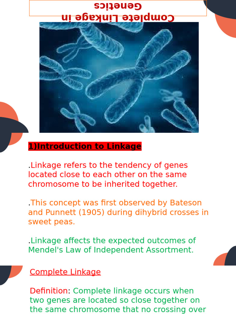 Complete Linkage in Genetics | PDF | Genetic Linkage | Genetics