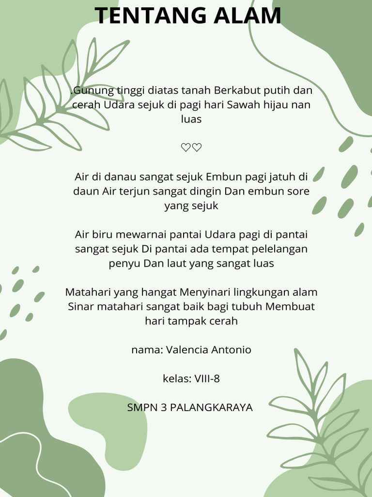 Green Aesthetic Poster Portrait 20250610 170011 0000 | PDF