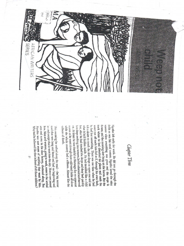 Weep Not Child | PDF