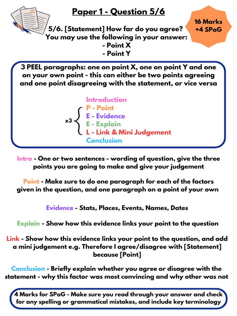 Paper 1 Q5 6 Edexcel GCSE History | PDF