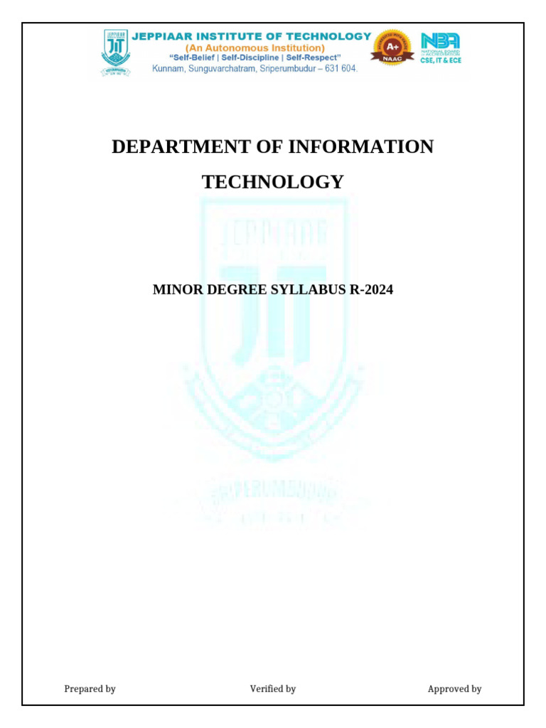 Minor Degree Cyber Security 19-6 | PDF | Computer Network | Security