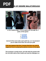 Shadows of Desire Walkthrough Renpy Version | PDF