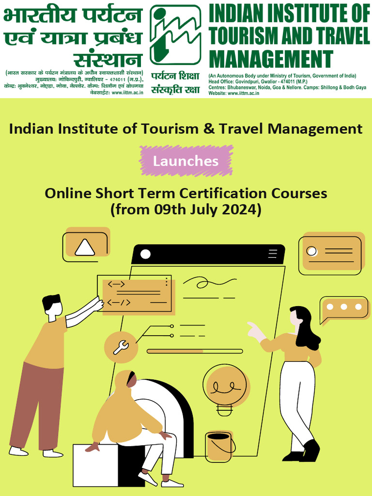 IITTM Online Short Term Courses 2024 | PDF | Tourism