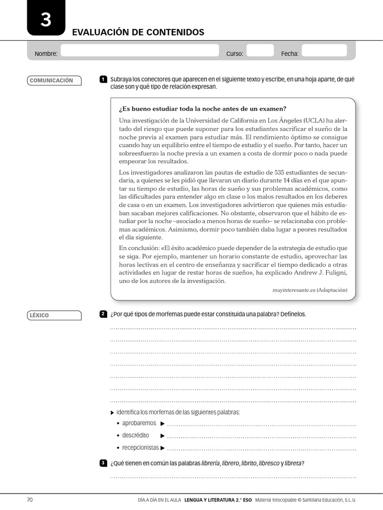 Ficha 3 | PDF | Lingüística