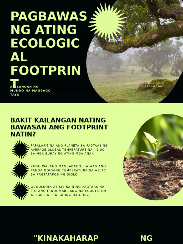 Itim at Matingkad Na Berde Photocentric Empowerment Presentasyon | PDF