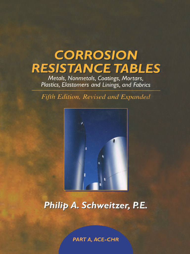 Corrosion Resistance Tables: Fifth Edition | PDF | Corrosion ...