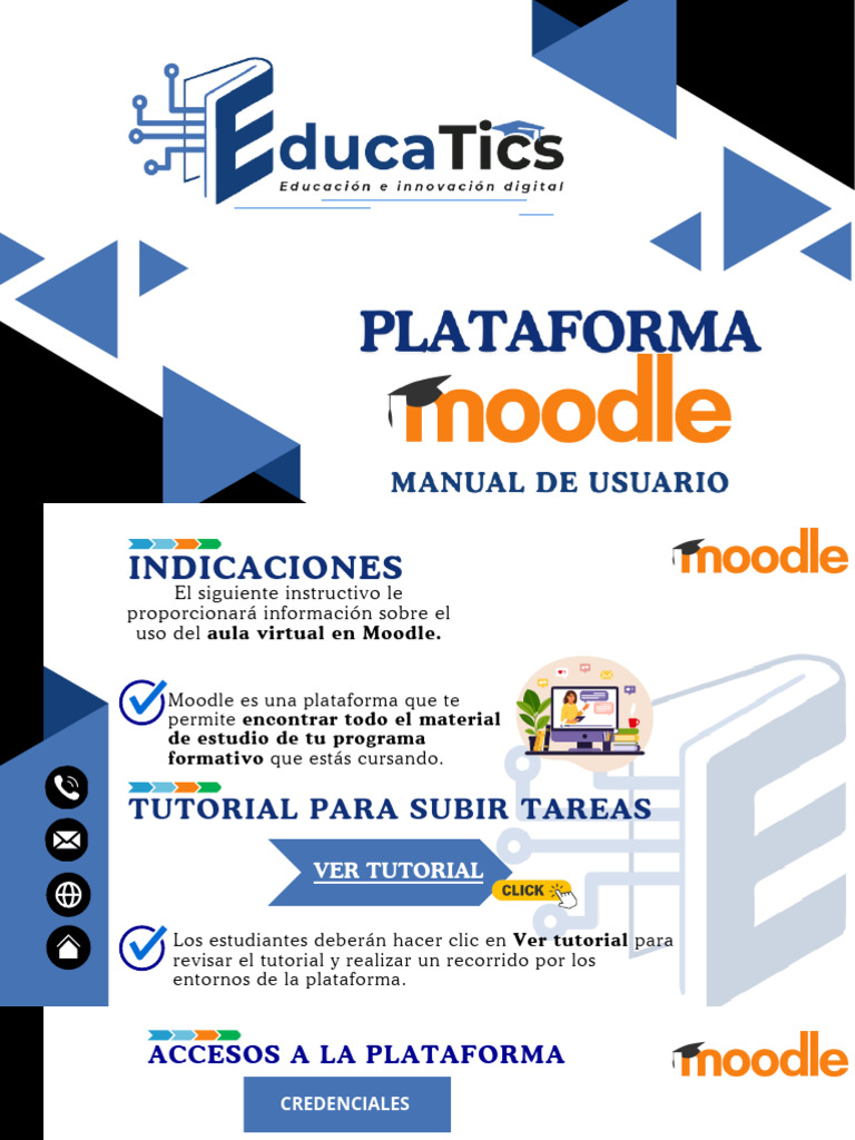 Manual de Usuario Moodle 2025 | PDF
