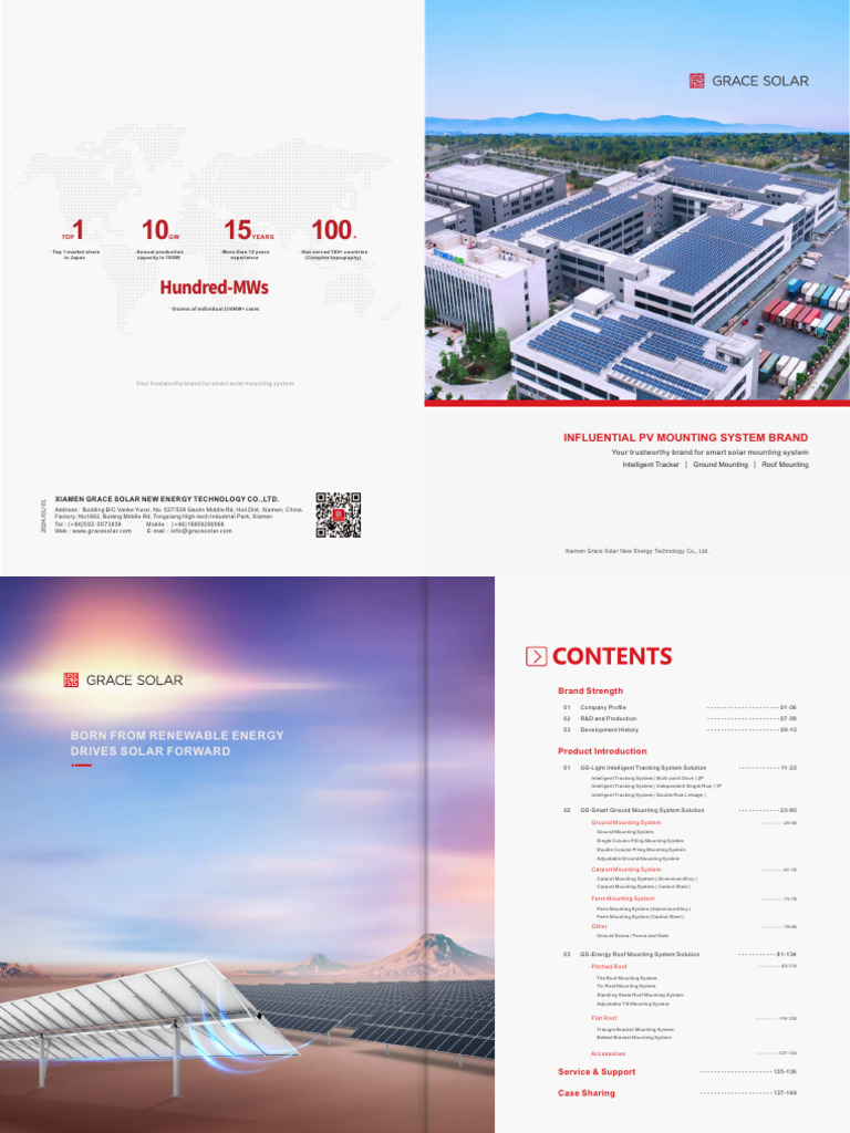 2024 GraceSolar Catalogue | PDF | Renewable Energy | Solar Power