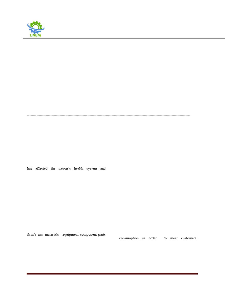 Medical Laboratory Supply Chain Management Reviews, Implications in ...