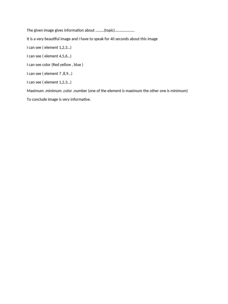 Describe The Image | PDF