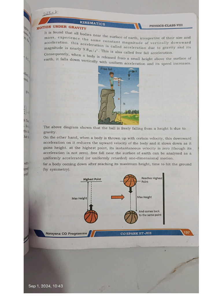 Motion Under Gravity (1) | PDF