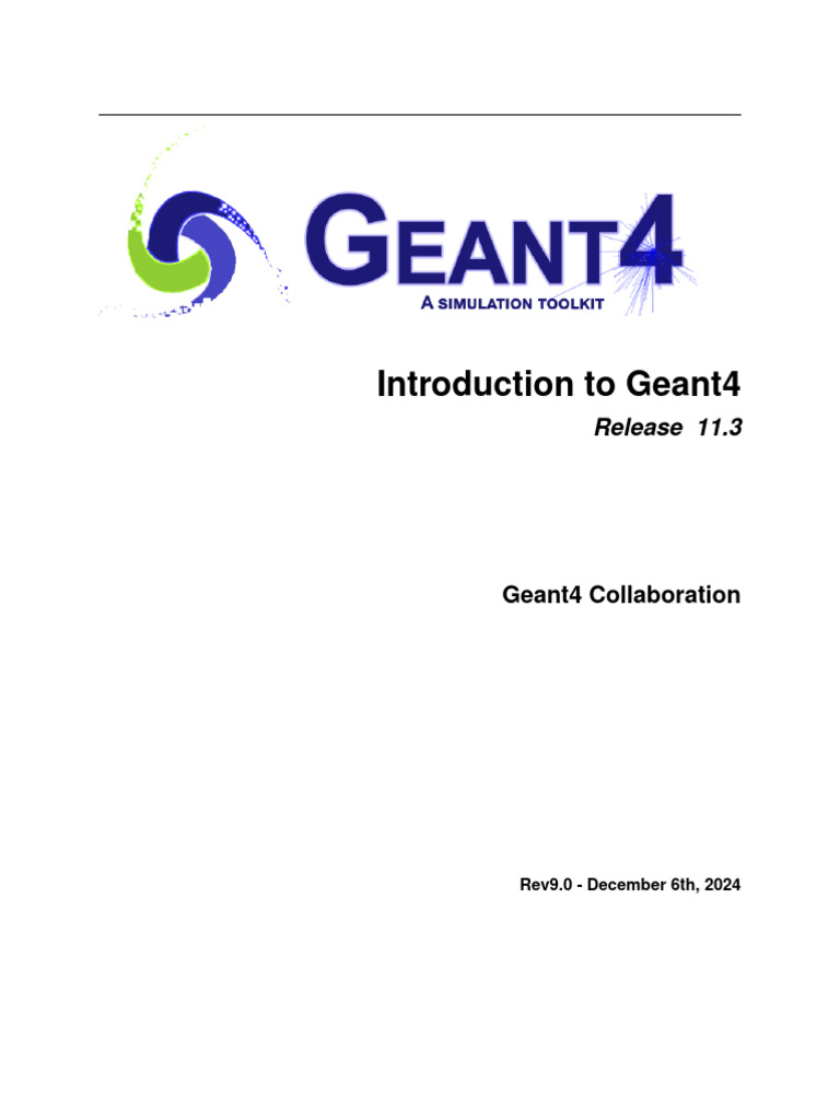 Geant4 Toolkit Overview and Applications | PDF | C++ | Object Oriented ...