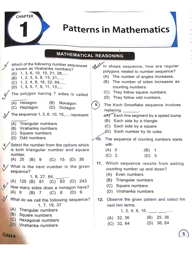 Pattern in Mathematics | PDF
