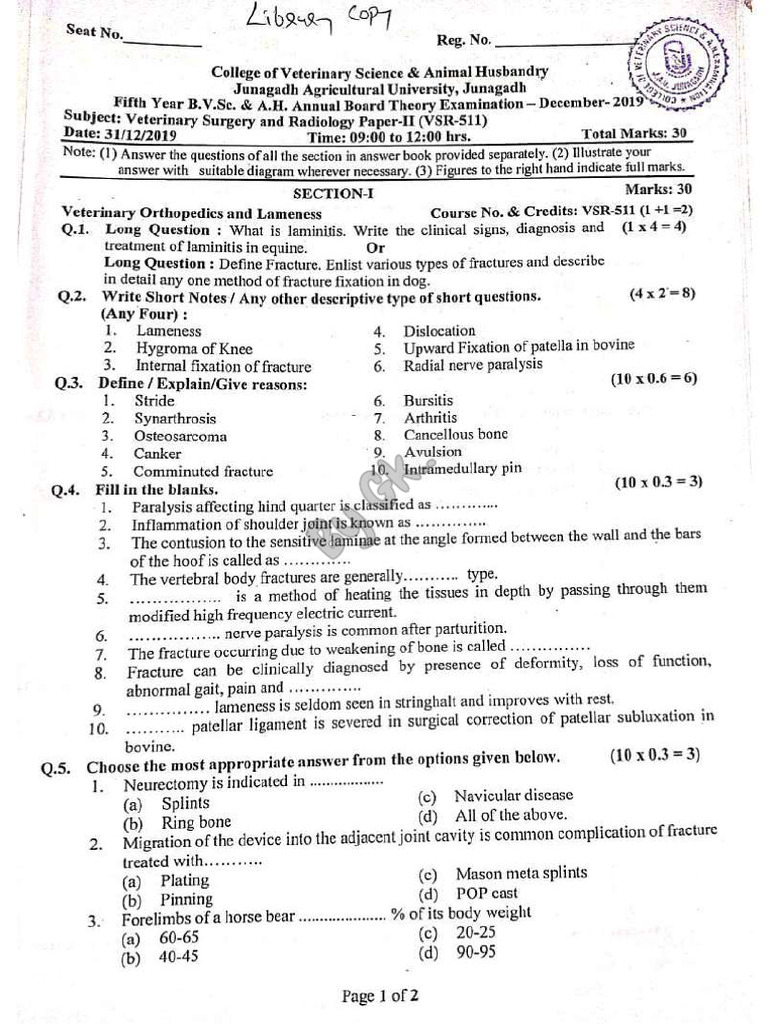 Surgery Paper 02 | PDF | Foot | Osteoarthritis
