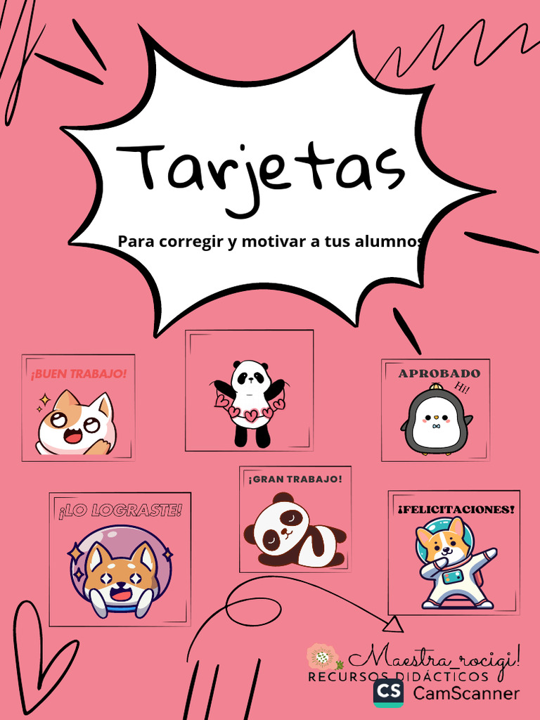 Tarjetas de Motivación para Alumnos | PDF