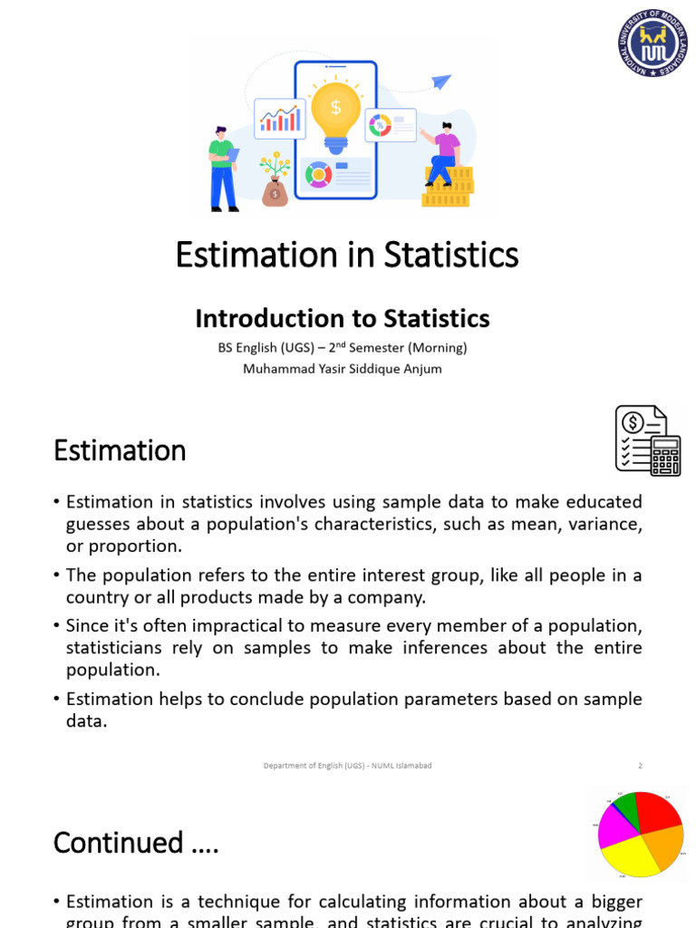 Lecture 09 Week 09 ITS-1 | PDF | Statistics | Estimation Theory