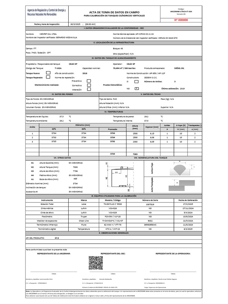 ACTA 024 T 102A Signed | PDF | Cantidades fisicas | Cantidad