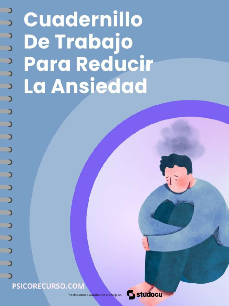 Cuadernillo de Ansiedad 1 | PDF | Ansiedad | Terapia de conducta cognitiva