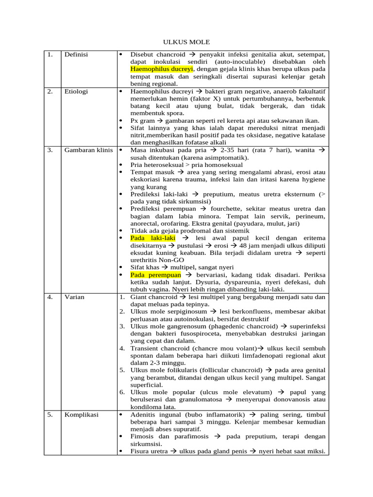 Ulkus Mole + Terapi PPK 2024 | PDF