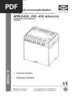 Tabelas e Códigos Modbus | PDF | Métodos e Materiais de Ensino | Tecnologia e Engenharia