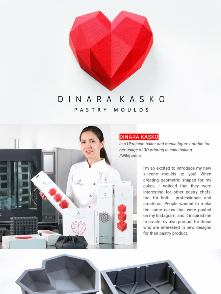 Dinara Kasko's Innovative Cake Moulds | PDF | Cakes | Cuisine