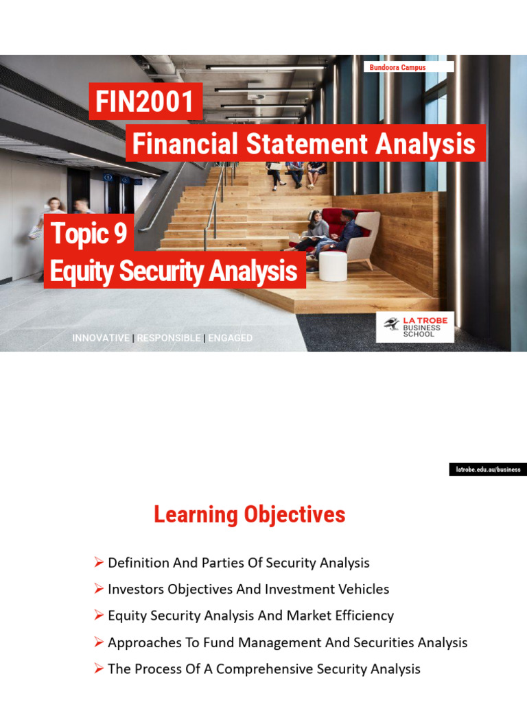 Equity Security Analysis Overview | PDF | Dividend | Investing