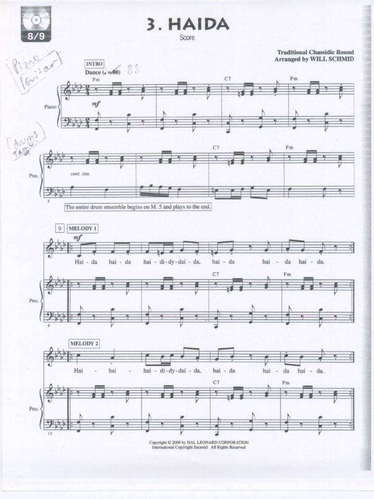 Haida - Choral Round | PDF