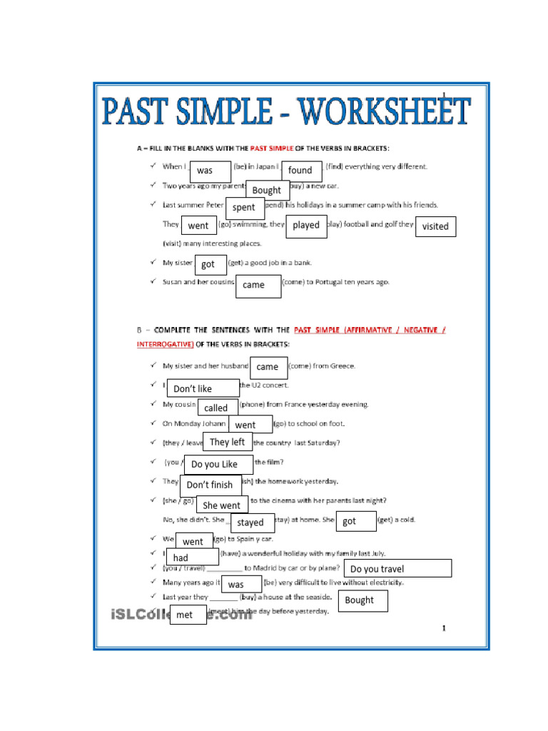 Exercises Unit 4 | PDF