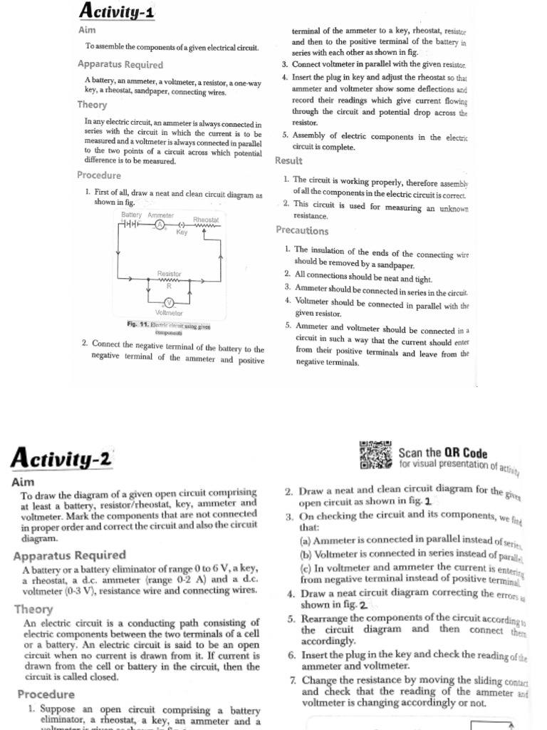 Activities (1 - 3) | PDF