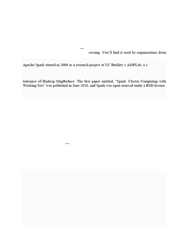 Big Data Anlytics Unit 3 R22 It | PDF | Apache Spark | Scala ...