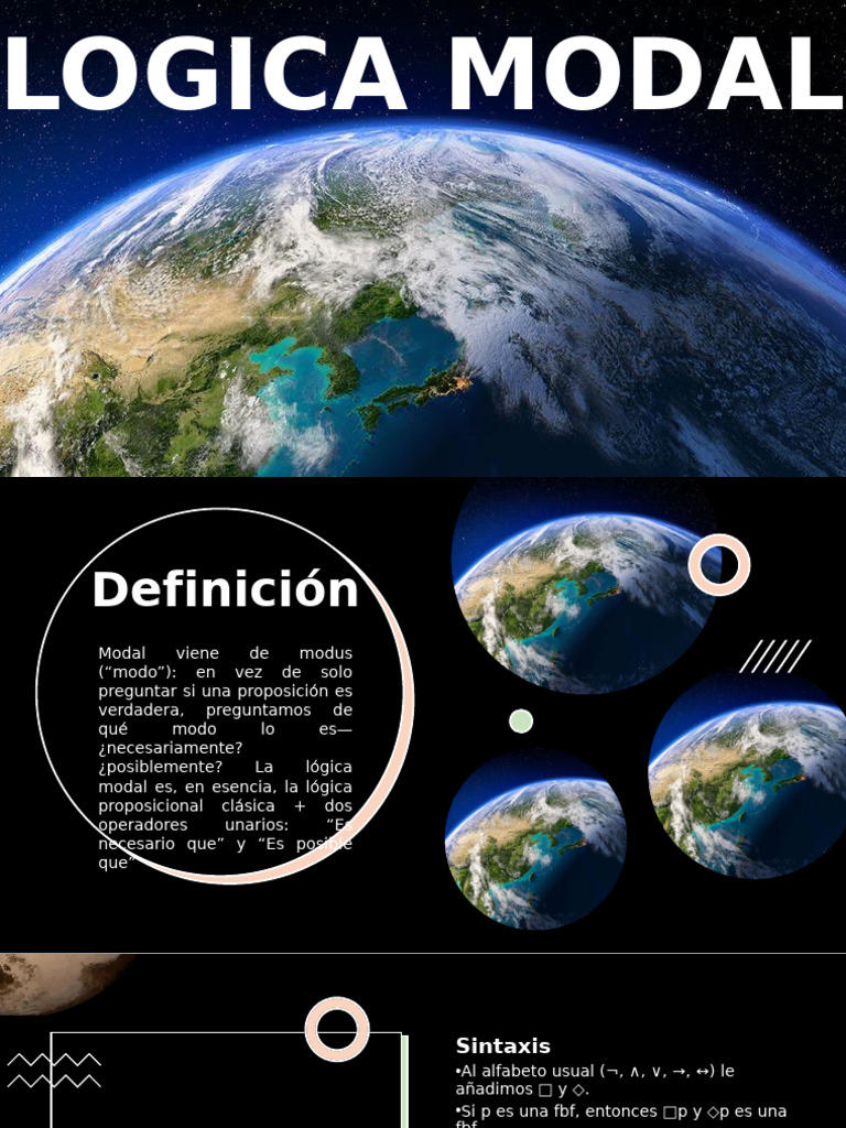 Definición y Axiomas de Lógica Modal | PDF | Lógica modal | Lógica
