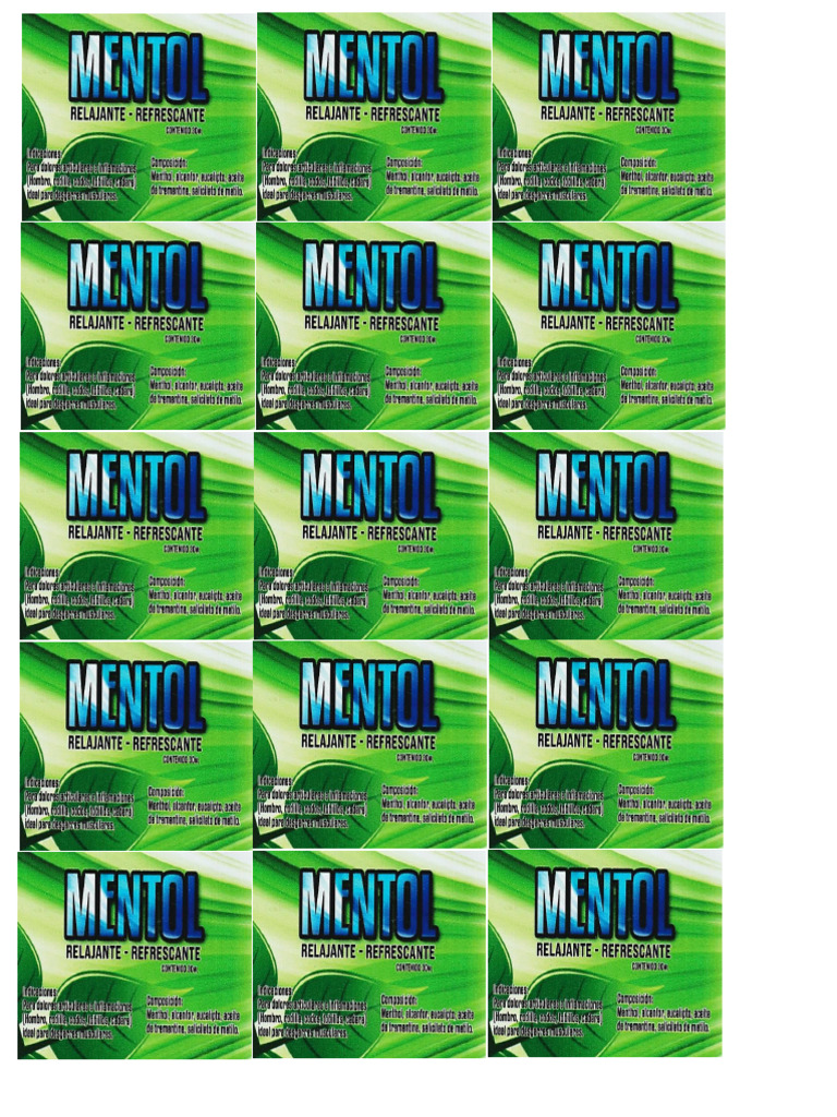 Mentol | PDF