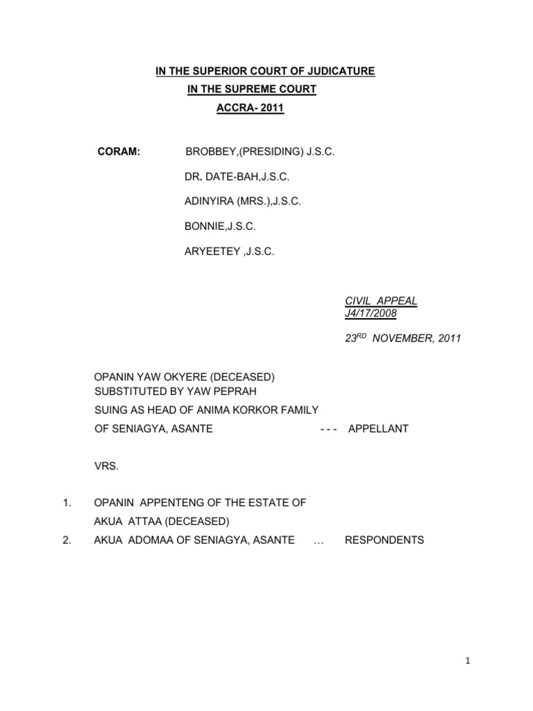 Vesting Assent in Ghana's Estates Law | PDF | Lawsuit | Probate