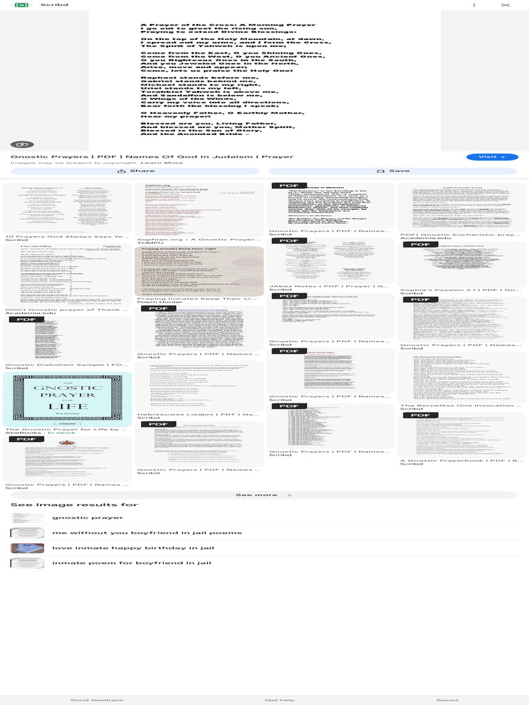 Gnostic Prayers PDF - Google Search | PDF | Prayer | Religious Belief ...