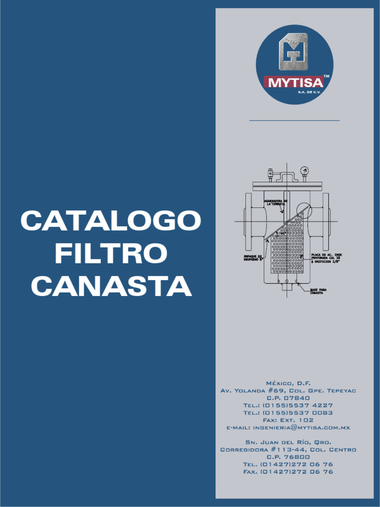 Dokumen - Tips - Catalogo Filtros Canasta | PDF