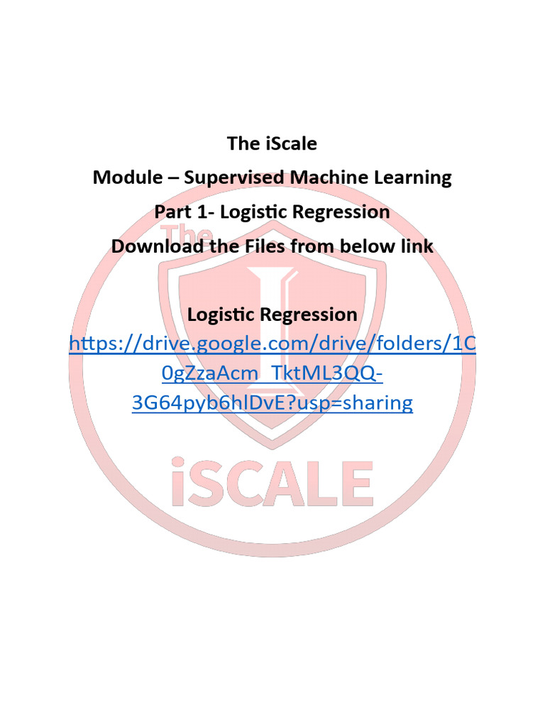 Logistic Regression | PDF